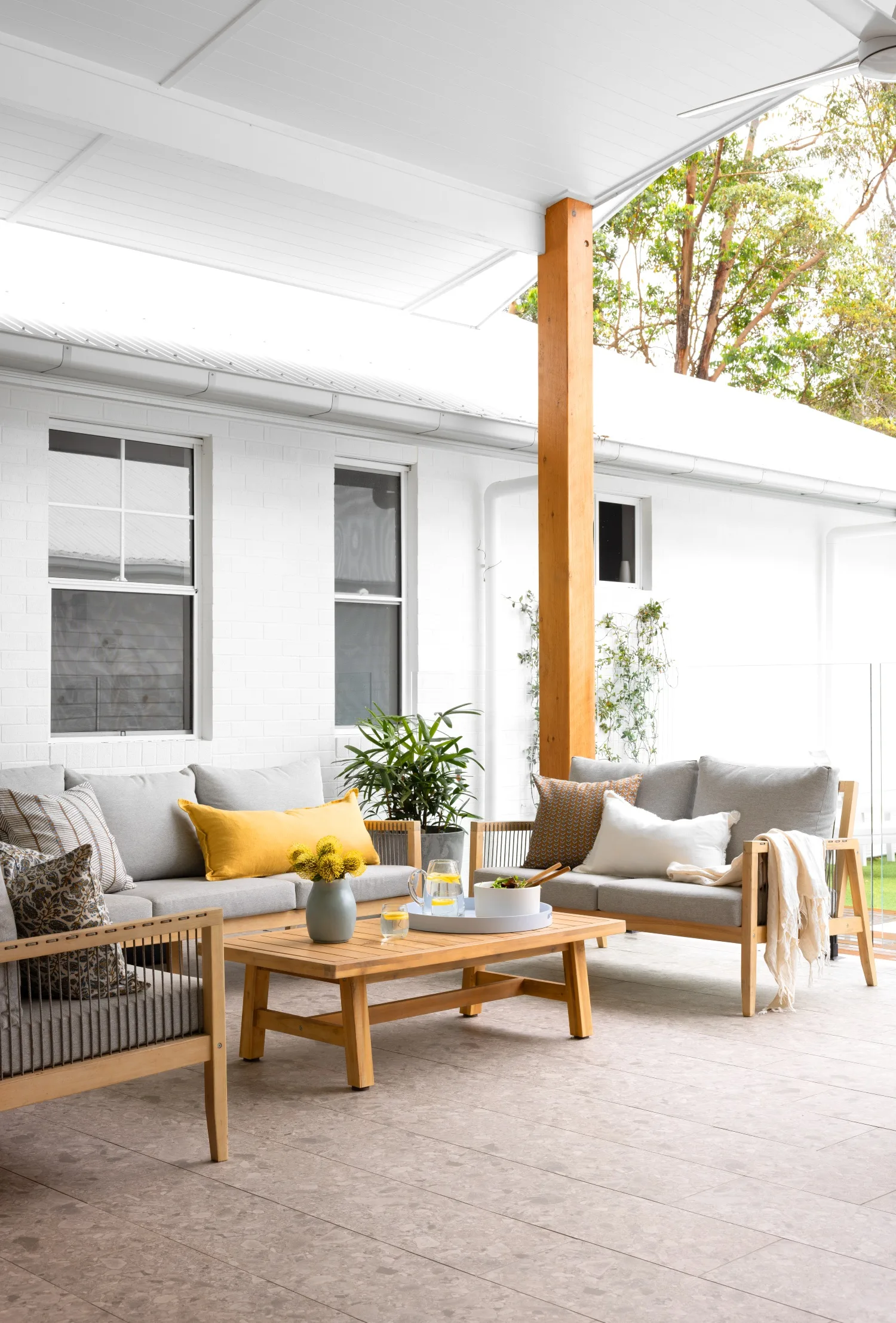Turn a plain patio into a relaxing outdoor retreat