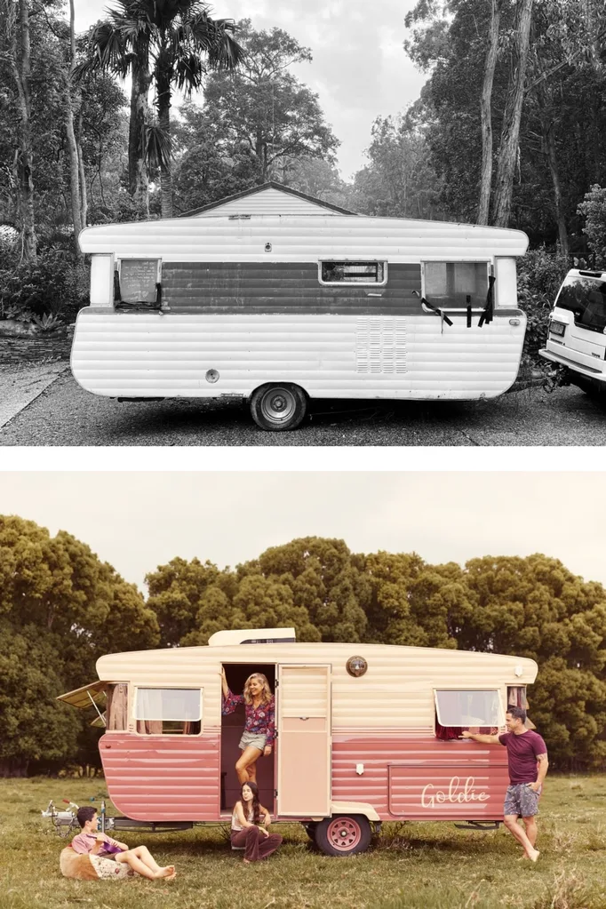 Michael and Carlene's Vintage Caravan Reno Is Everything!
