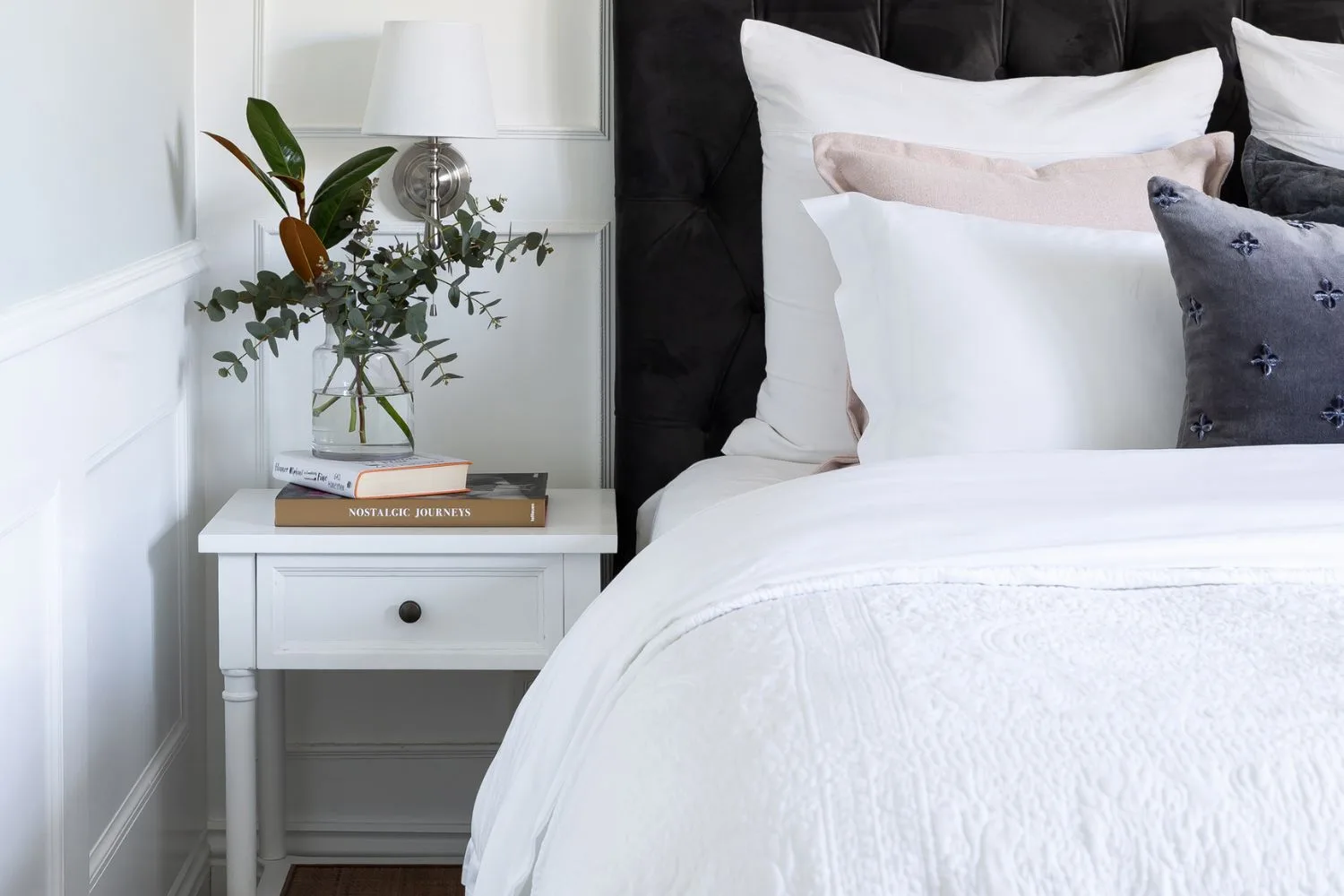 7 Hamptons style bedside tables to inspire your bedroom