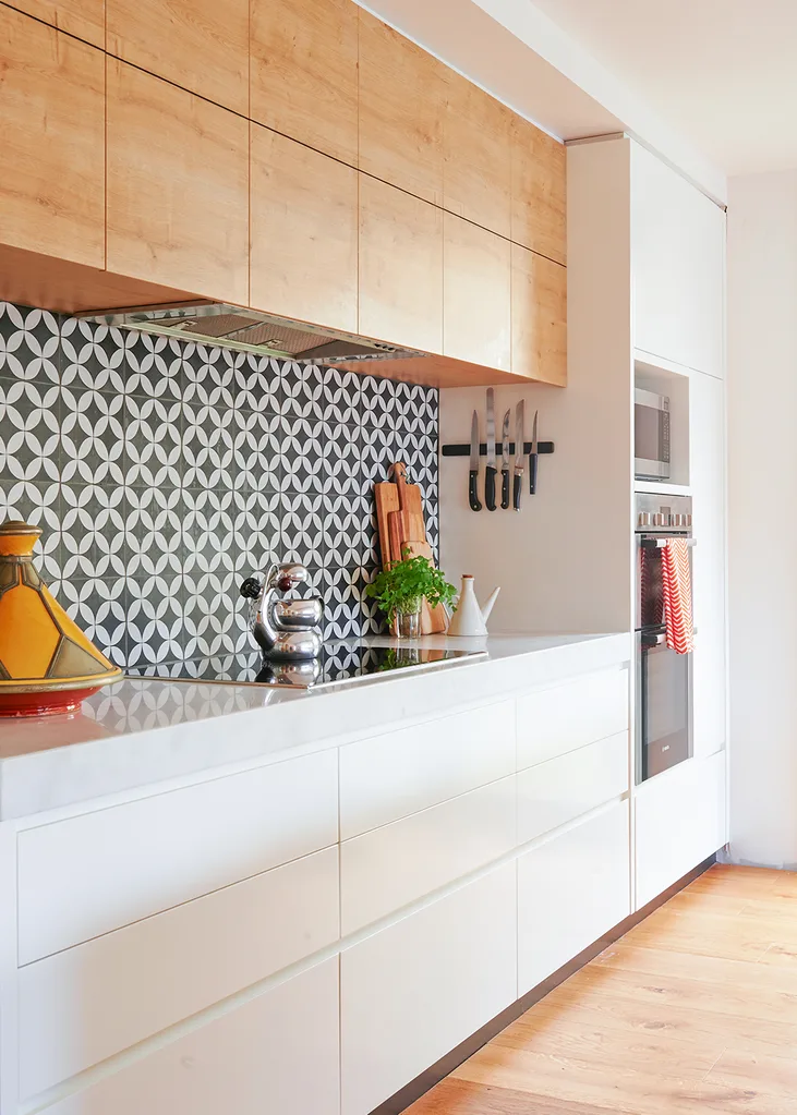 Stunningly exotic timber kitchen | Home Beautiful