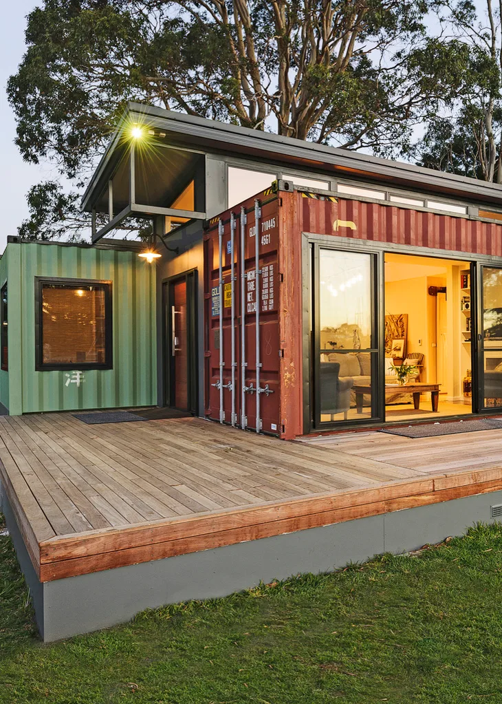 Decommissioned shipping containers are turned into luxurious self ...