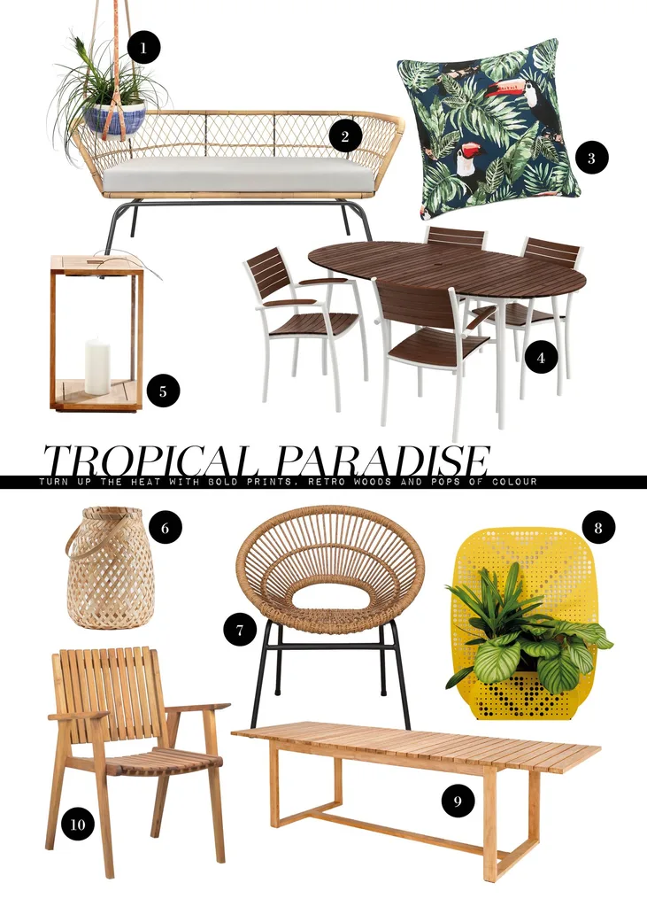 Shopping outdoor: Tropical paradise | Home Beautiful