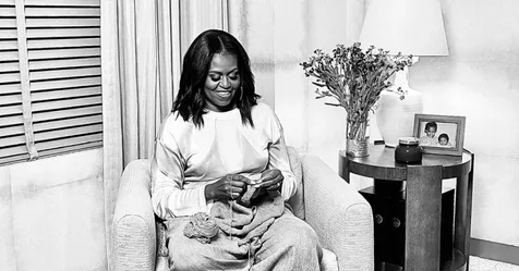 Michelle Obama: Healing Power of Knitting