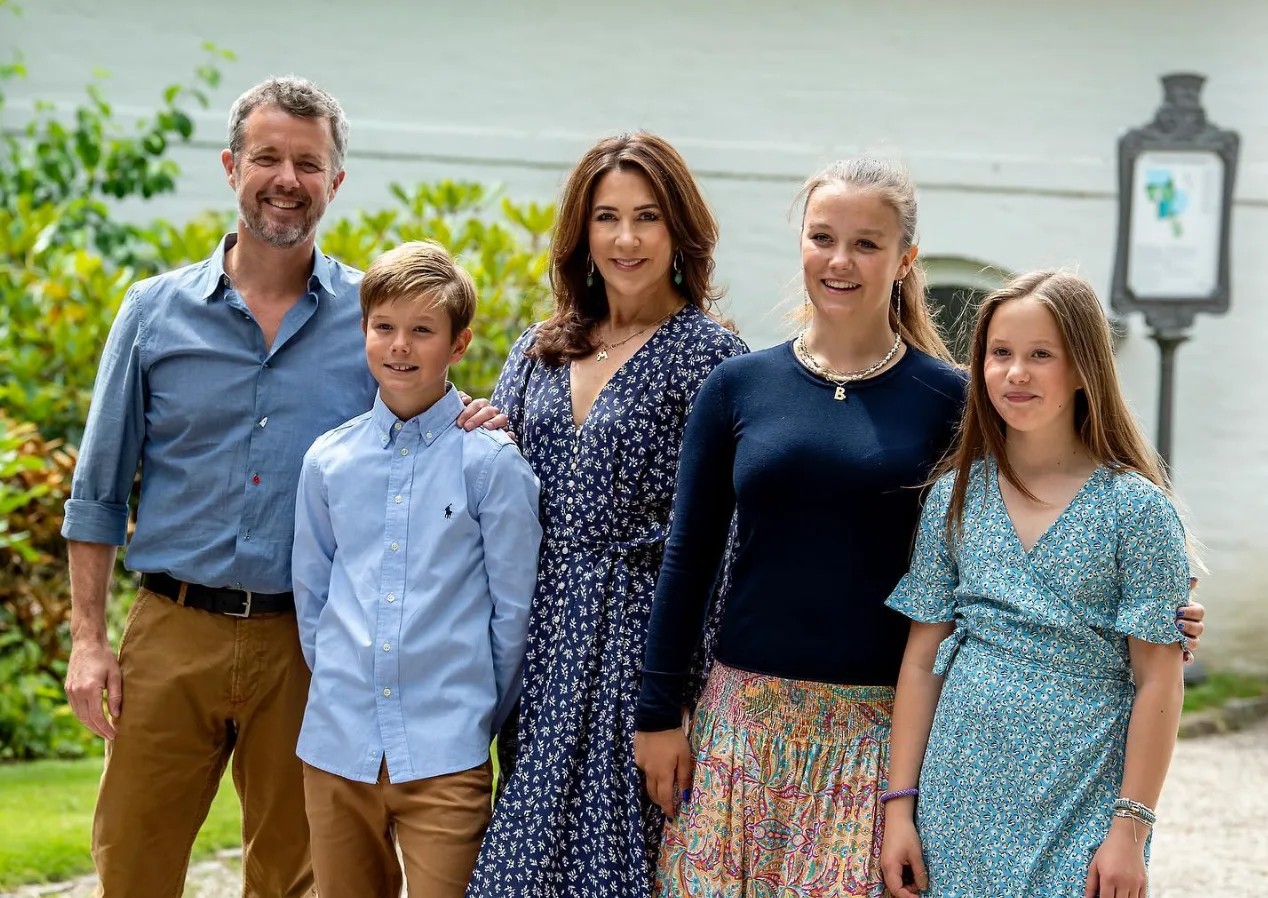 Princess Mary and Crown Prince Frederik's sweet family | AWW