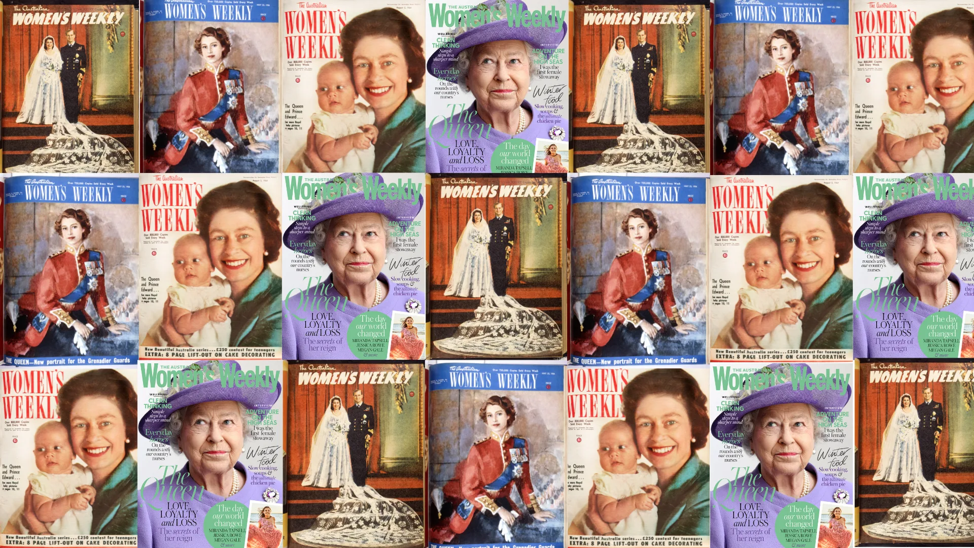 Queen Elizabeth II on Women's Weekly Covers