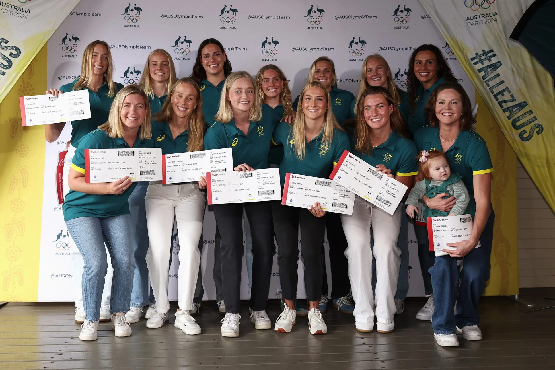 Australian Water Polo Teams for Paris 2024 Olympics