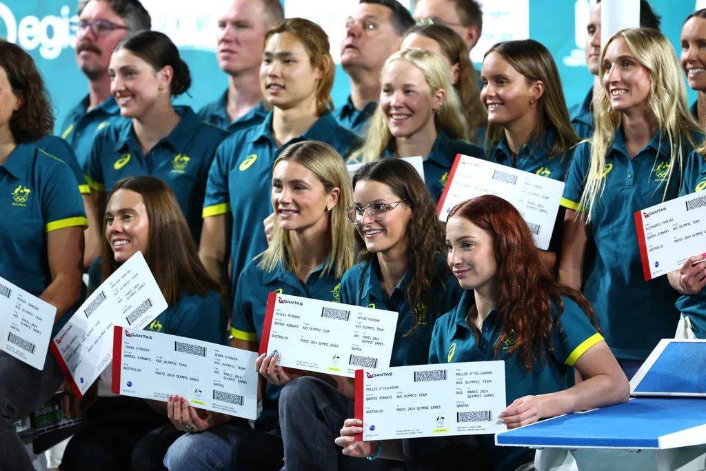 The Australian Swimming Team for Paris 2024 Olympics | AWW