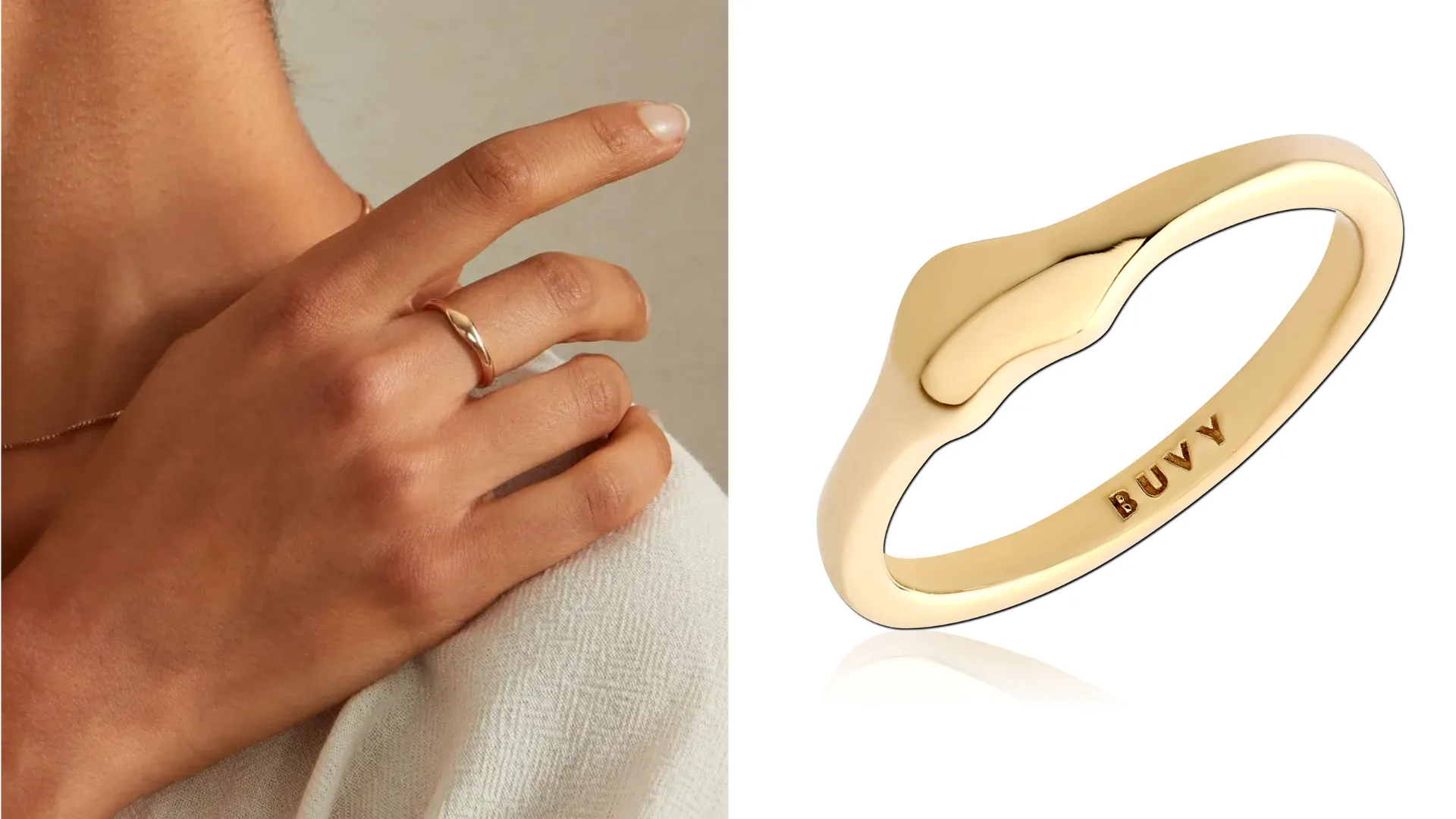 The best gold rings to stack & style - The Australian Women's Weekly