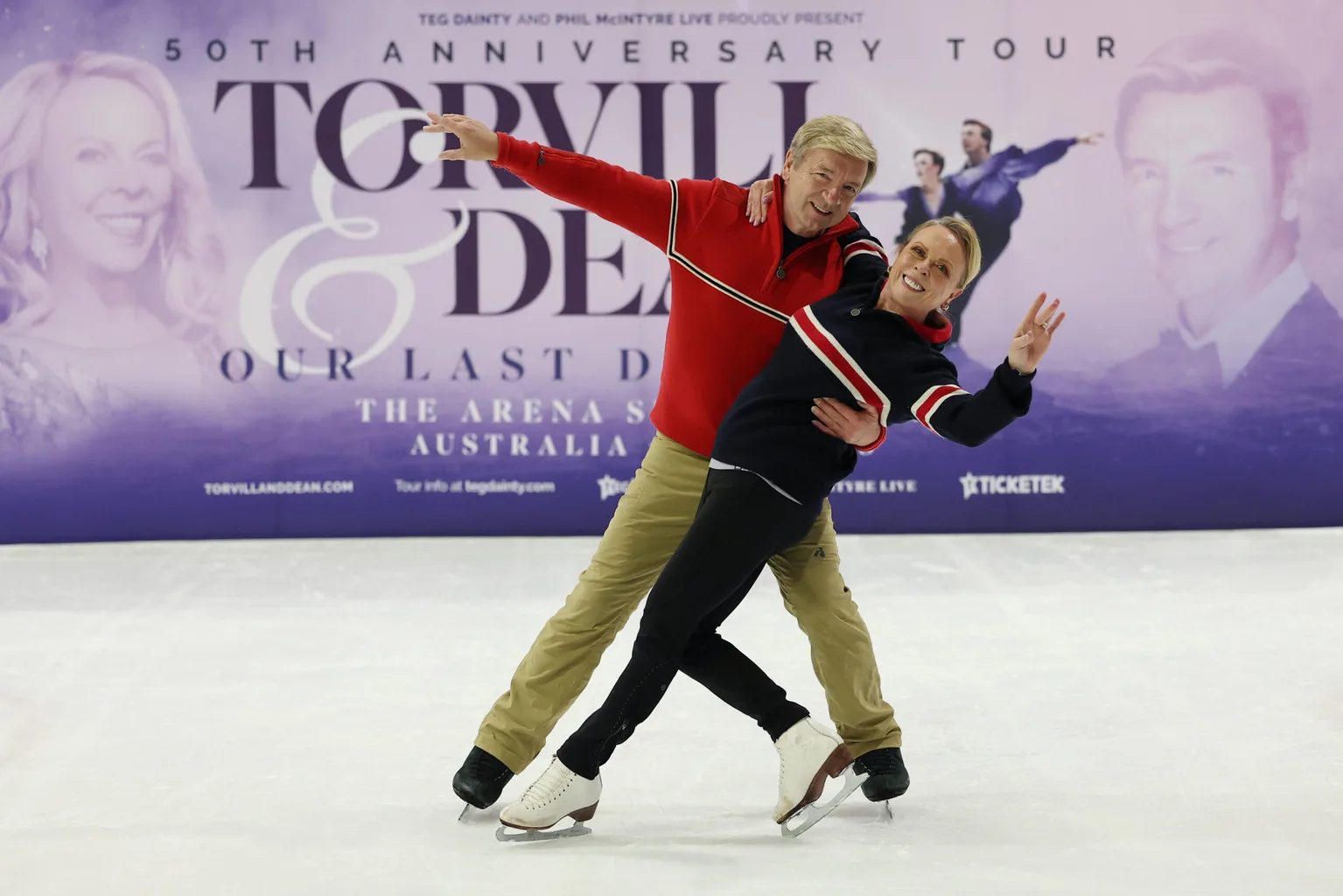 EXCLUSIVE: Torvill and Dean farewell Australia