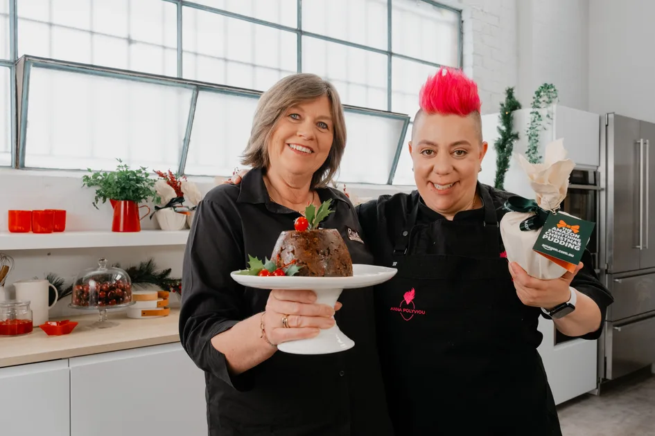Pastry chef Anna Polyviou is serving up an Aussie twist on Christmas ...