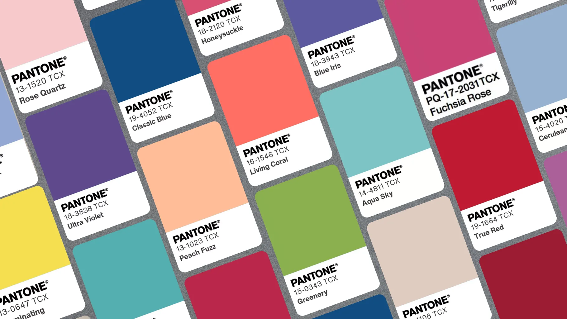 Every single Pantone Colour of the Year | AWW