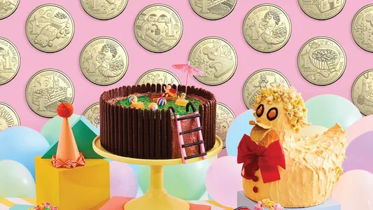 The Australian Women's Weekly Birthday Cake Book coins - The Australian ...