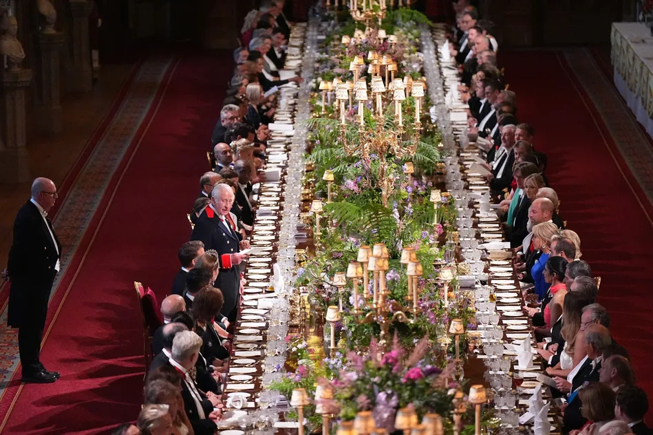 British royals host lavish State Banquet at Windsor Castle | AWW
