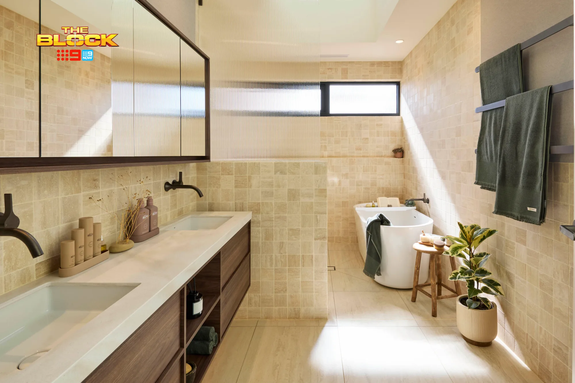 The Block 2025: Main Bathroom room reveal - The Australian Women's Weekly