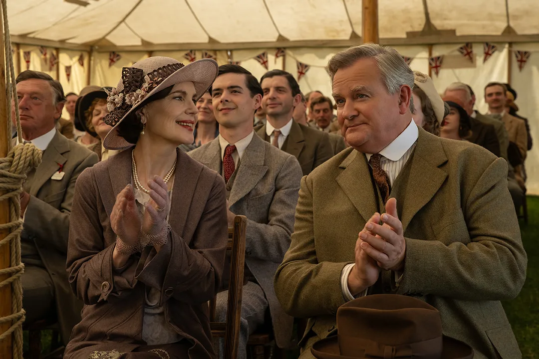 Hugh Bonneville and Elizabeth McGovern on Downton Abbey Film - The ...