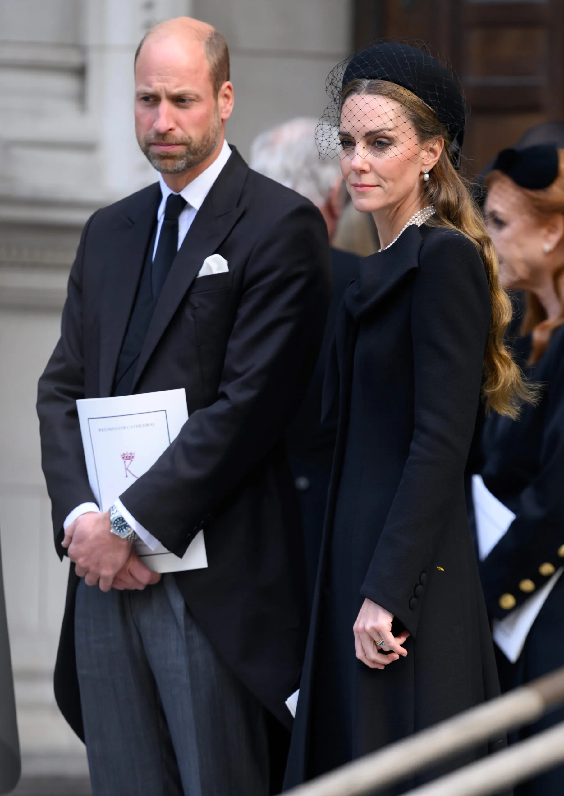 British royal's gather for Katharine, the Duchess of Kent's funeral ...