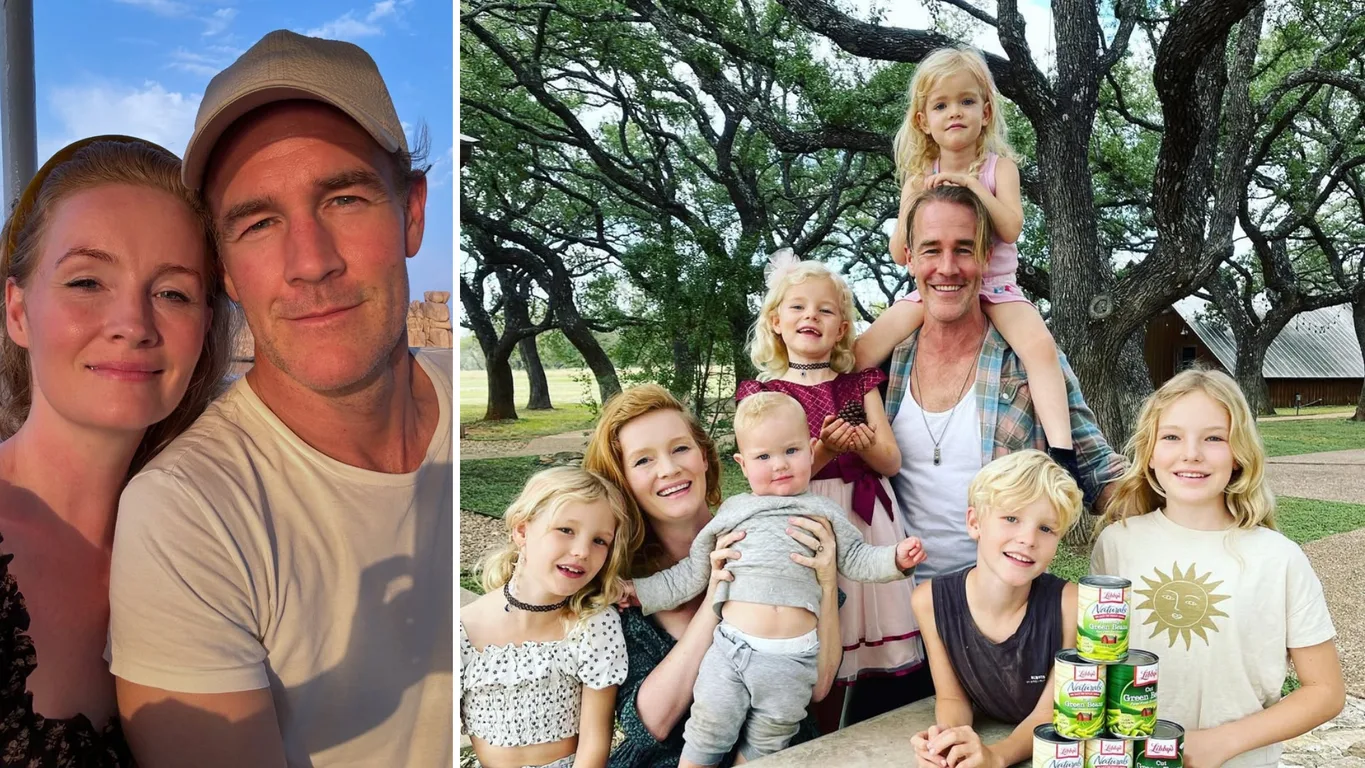Inside James Van Der Beek's family with wife Kimberly and six kids ...