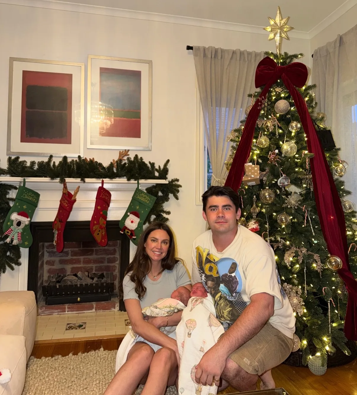 Meet Sarah Todd and Declan Cleary's twin baby girls - The Australian ...
