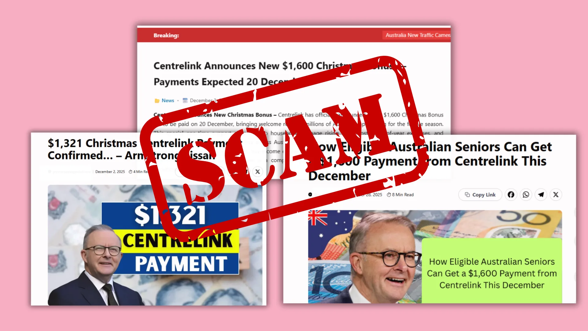 Scam Centrelink payment claims - The Australian Women's Weekly