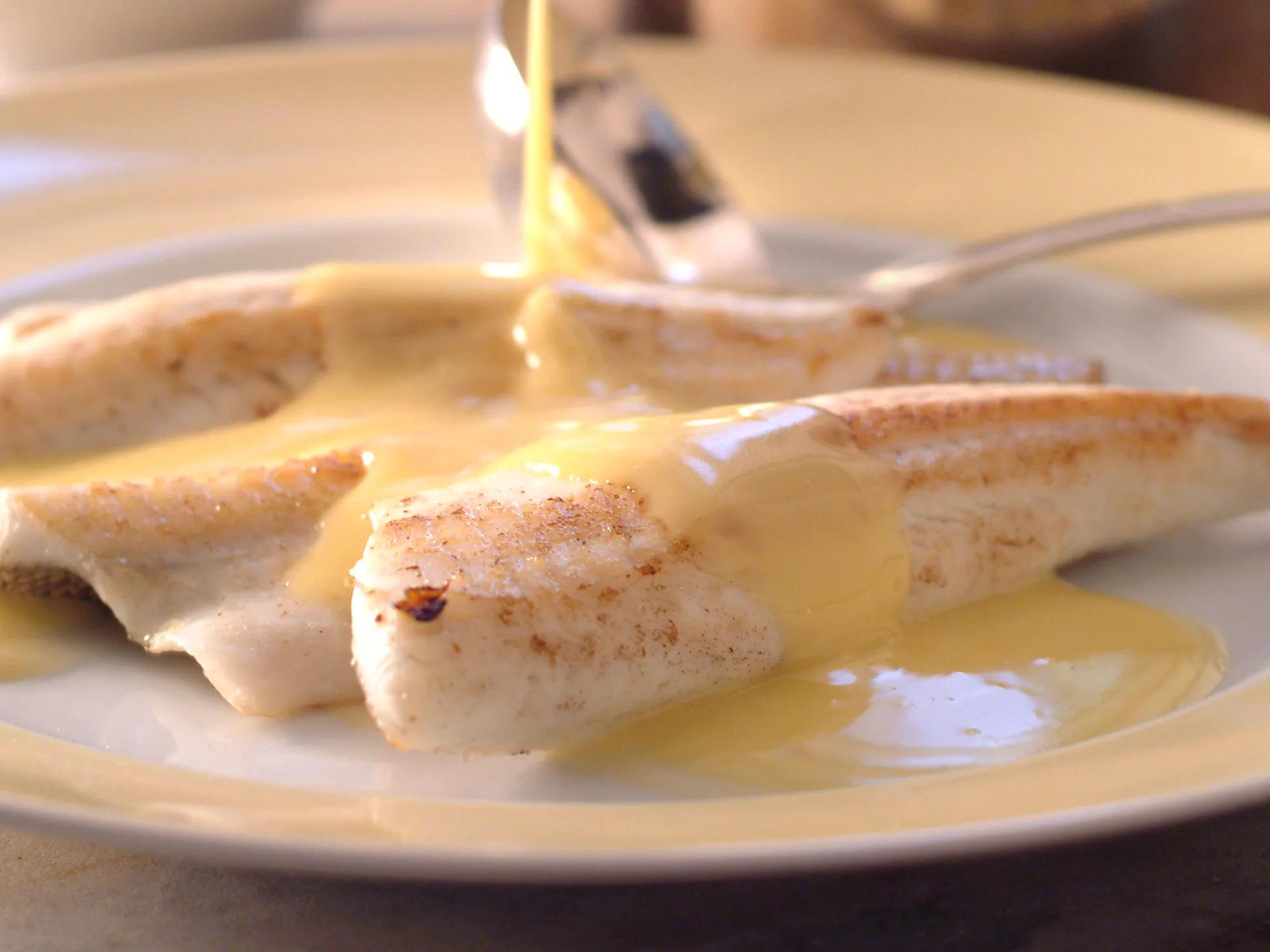 Grilled Whiting Fillets With Beurre Blanc