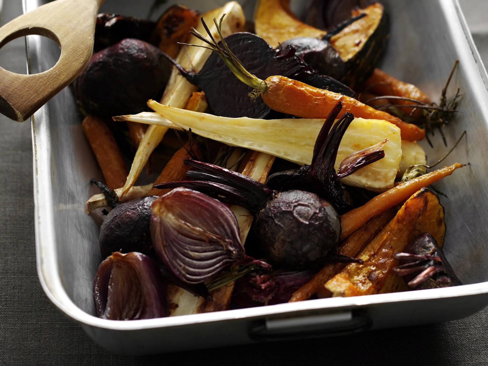Roasted Vegetables with Harissa Yoghurt