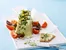 Avocado pate with parsley and pistachios