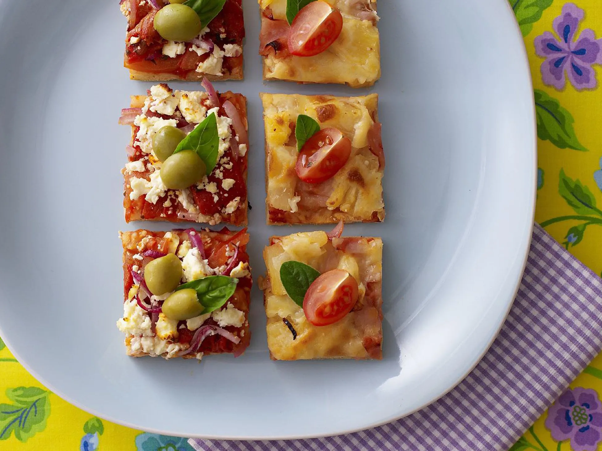 Mini pizza squares | Women's Weekly Food