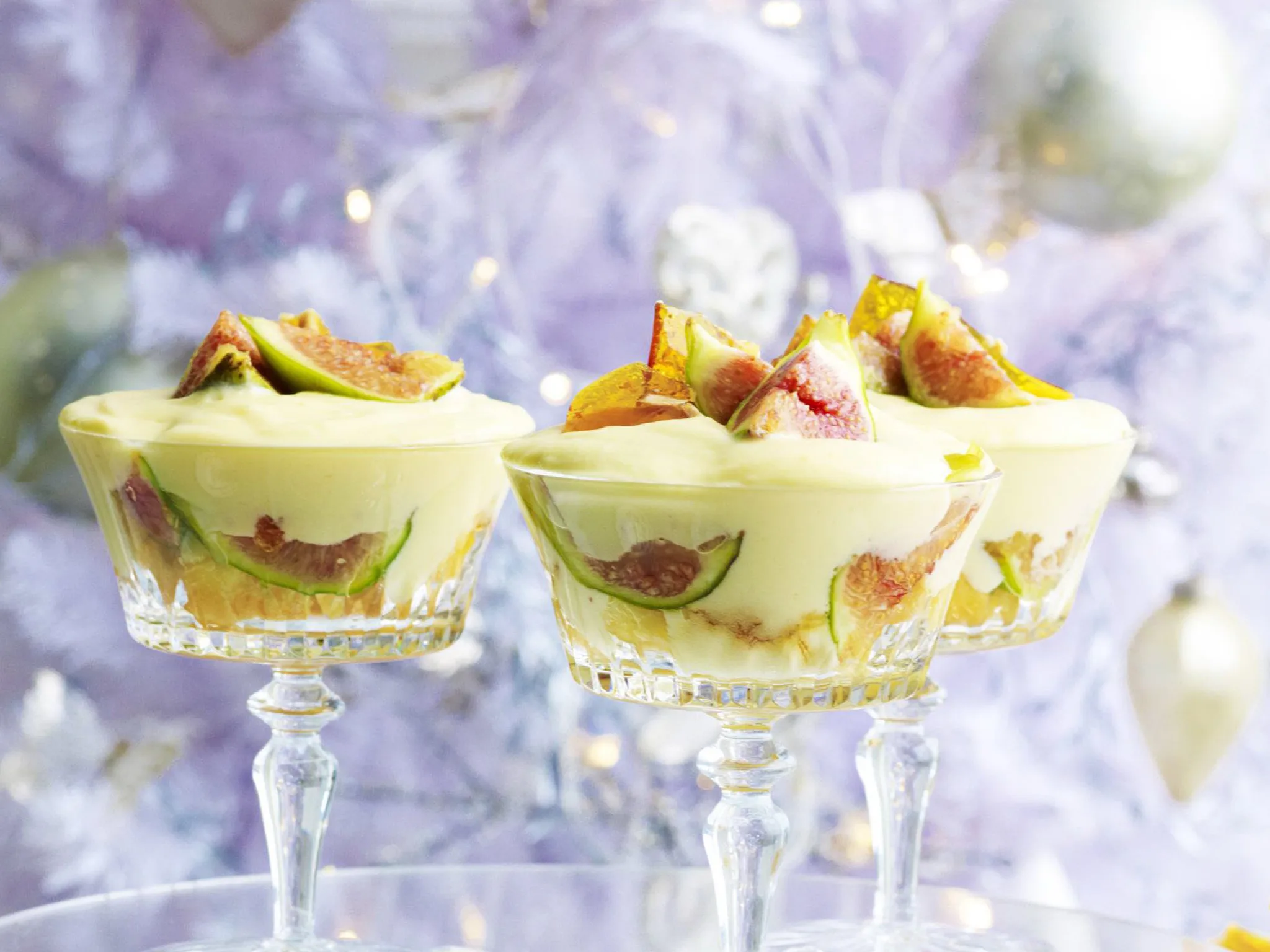 Fig, almond and mascarpone trifle | Women's Weekly Food