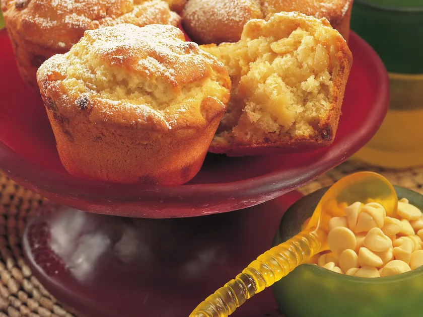 White chocolate and macadamia muffins | Women's Weekly Food