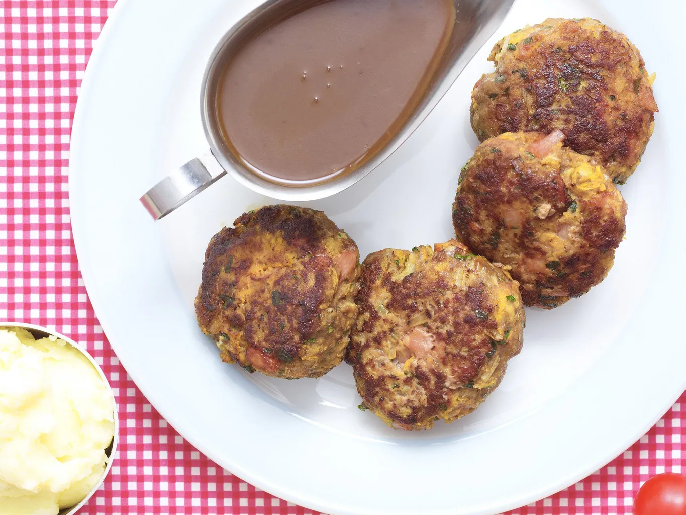 Old-fashioned rissoles with gravy | Women's Weekly Food
