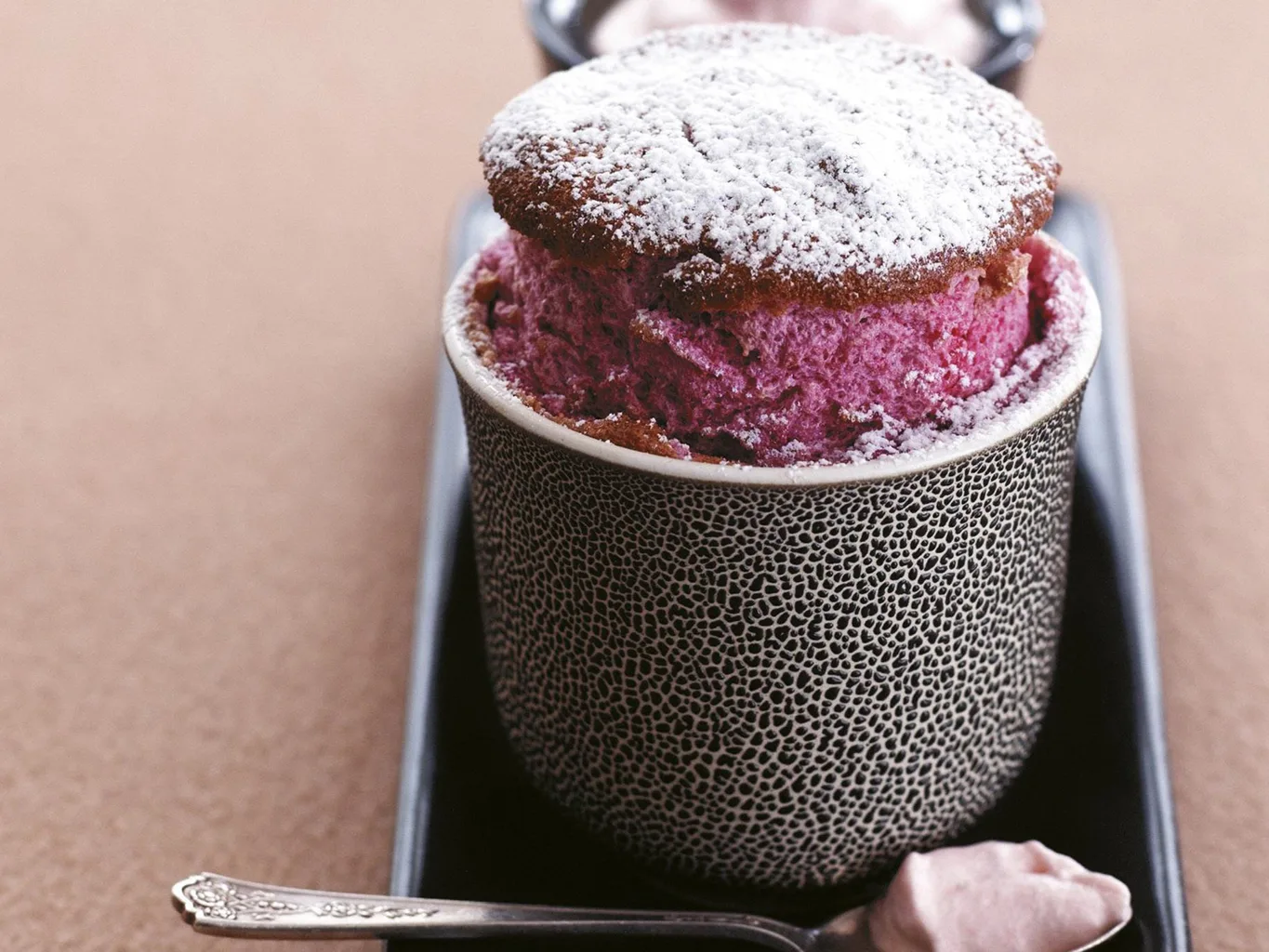 Hot raspberry soufflés | Women's Weekly Food