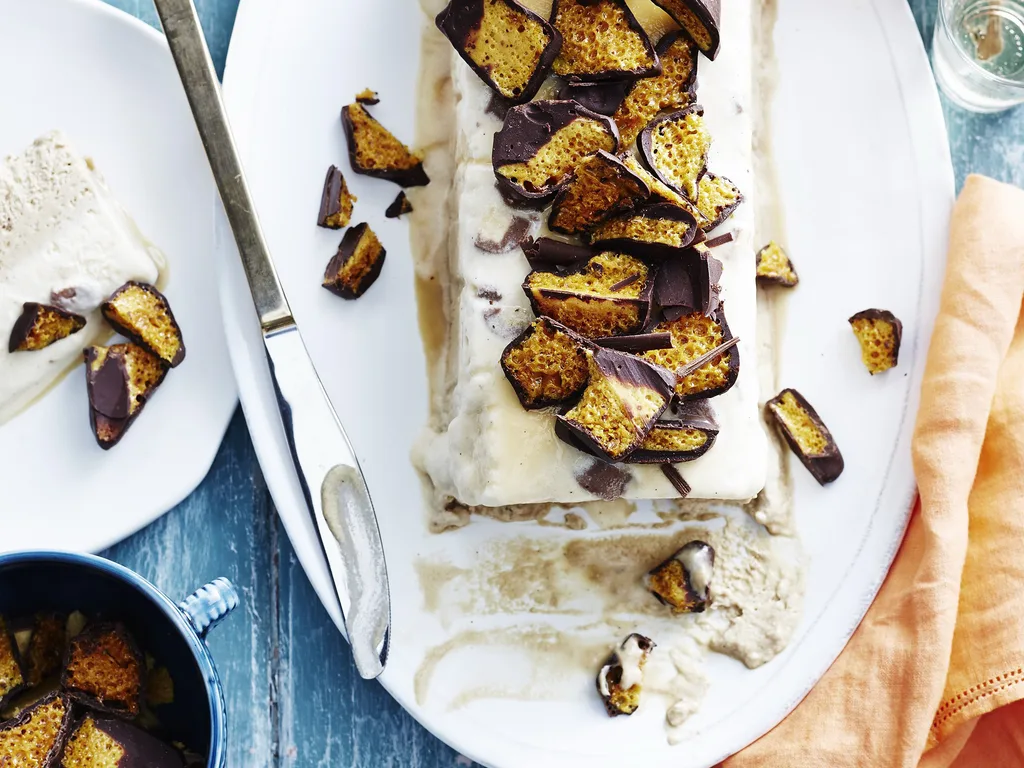 Honey nougat and espresso semifreddo | Women's Weekly Food