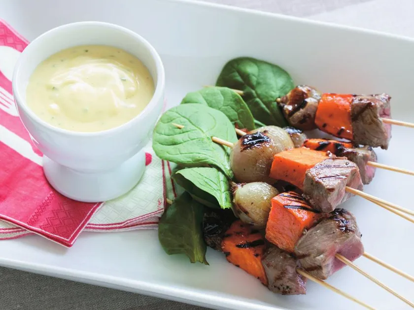 Meat & three vege skewers | Women's Weekly Food Meat & three vege skewers | Women's Weekly Food