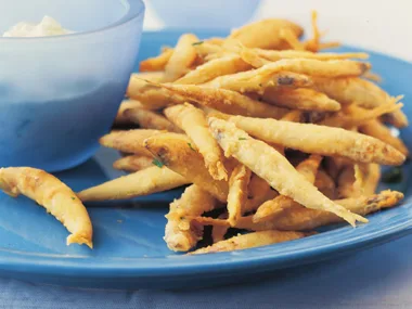 Deep-fried whitebait with garlic dip | Women's Weekly Food