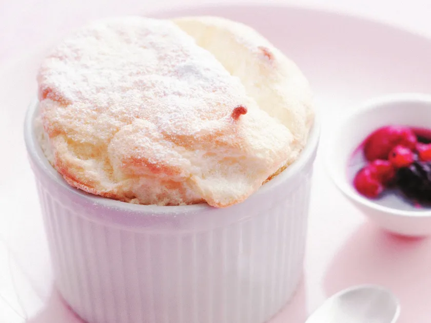 Soufflé with berry compote | Women's Weekly Food