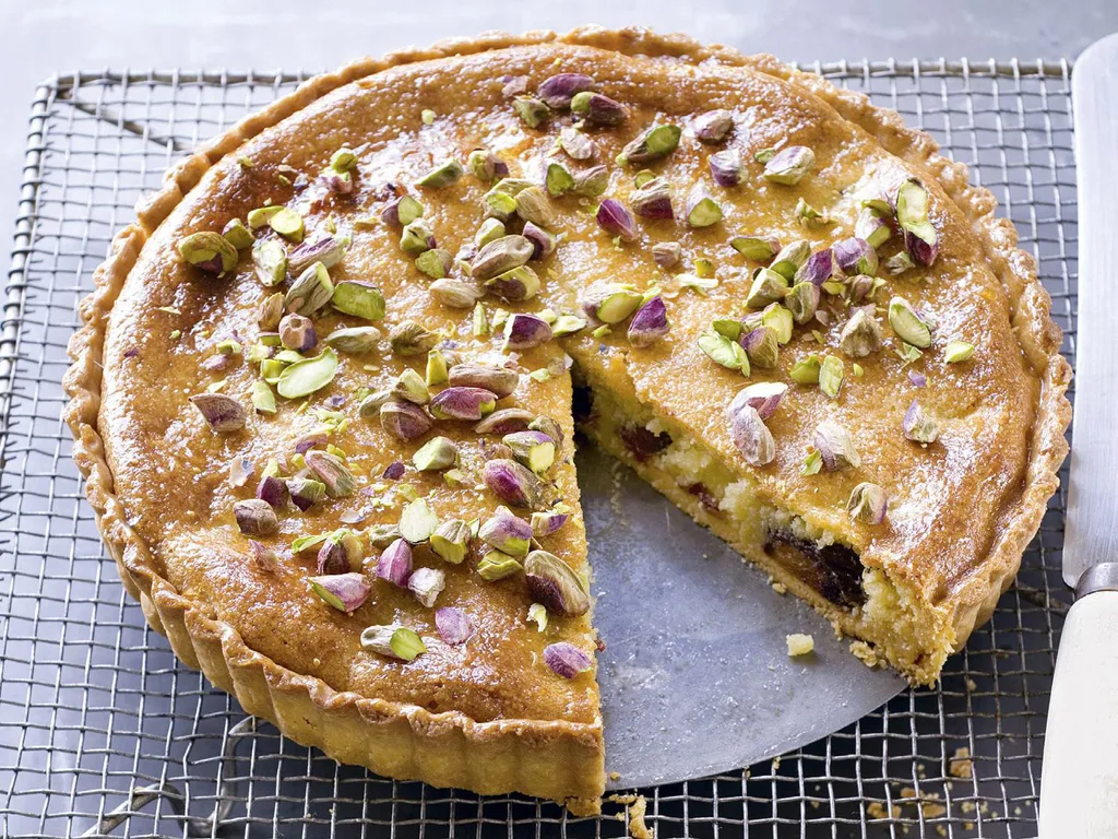 Almond, date and pistachio tart | Women's Weekly Food