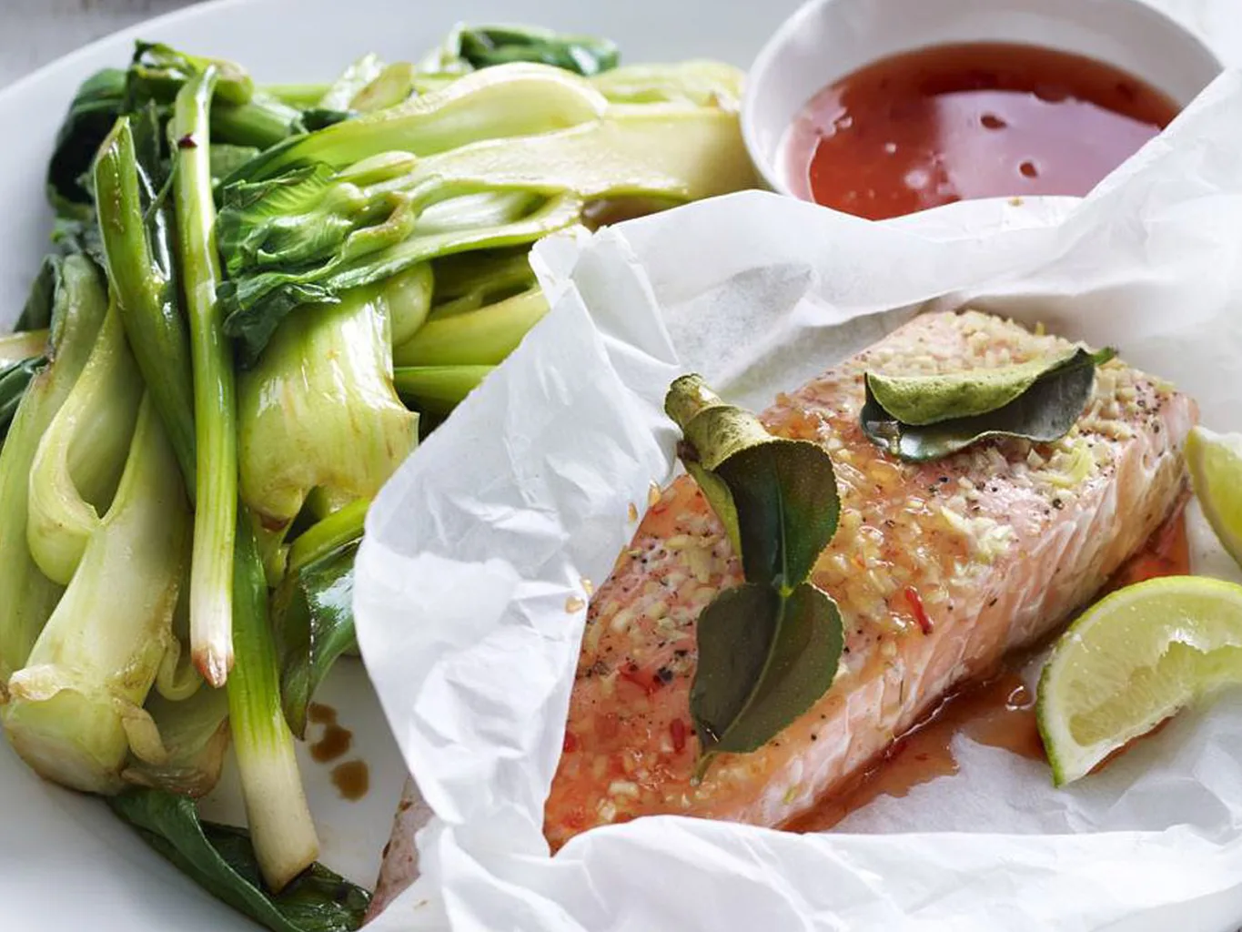 Roasted ocean trout and asian greens | Women's Weekly Food