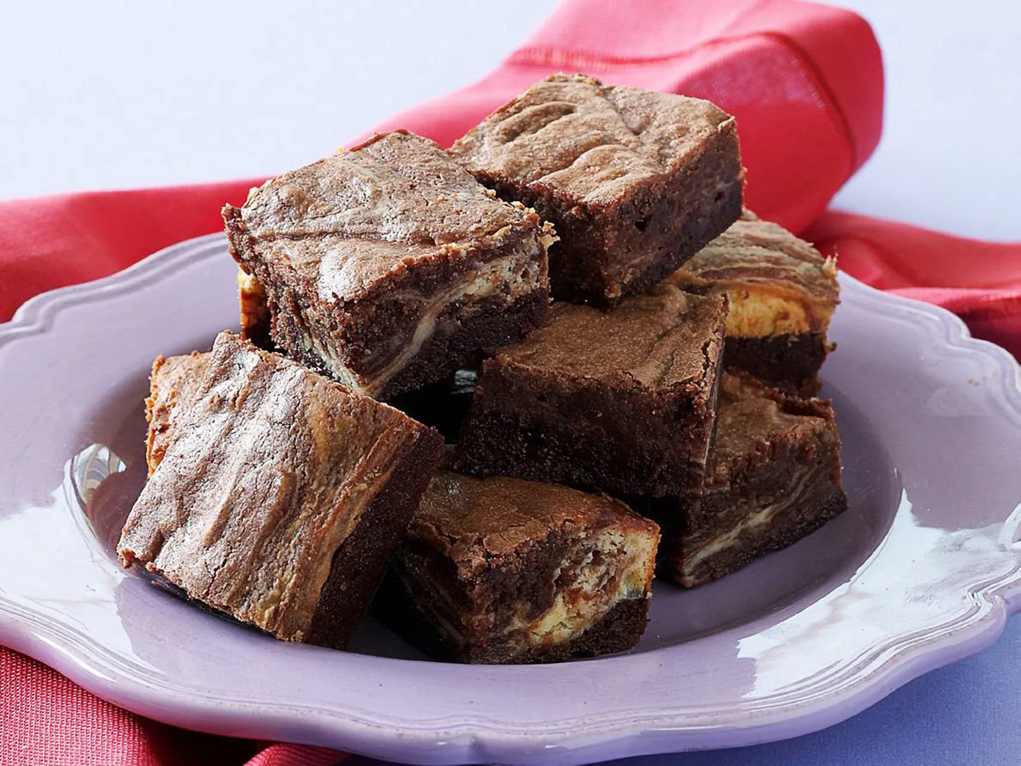 Choc-fudge cream cheese slice | Women's Weekly Food