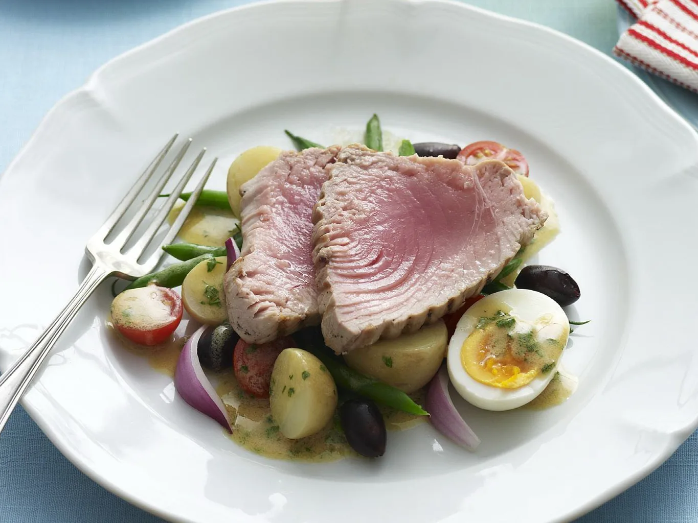 Seared tuna with verjuice dressing | Women's Weekly Food