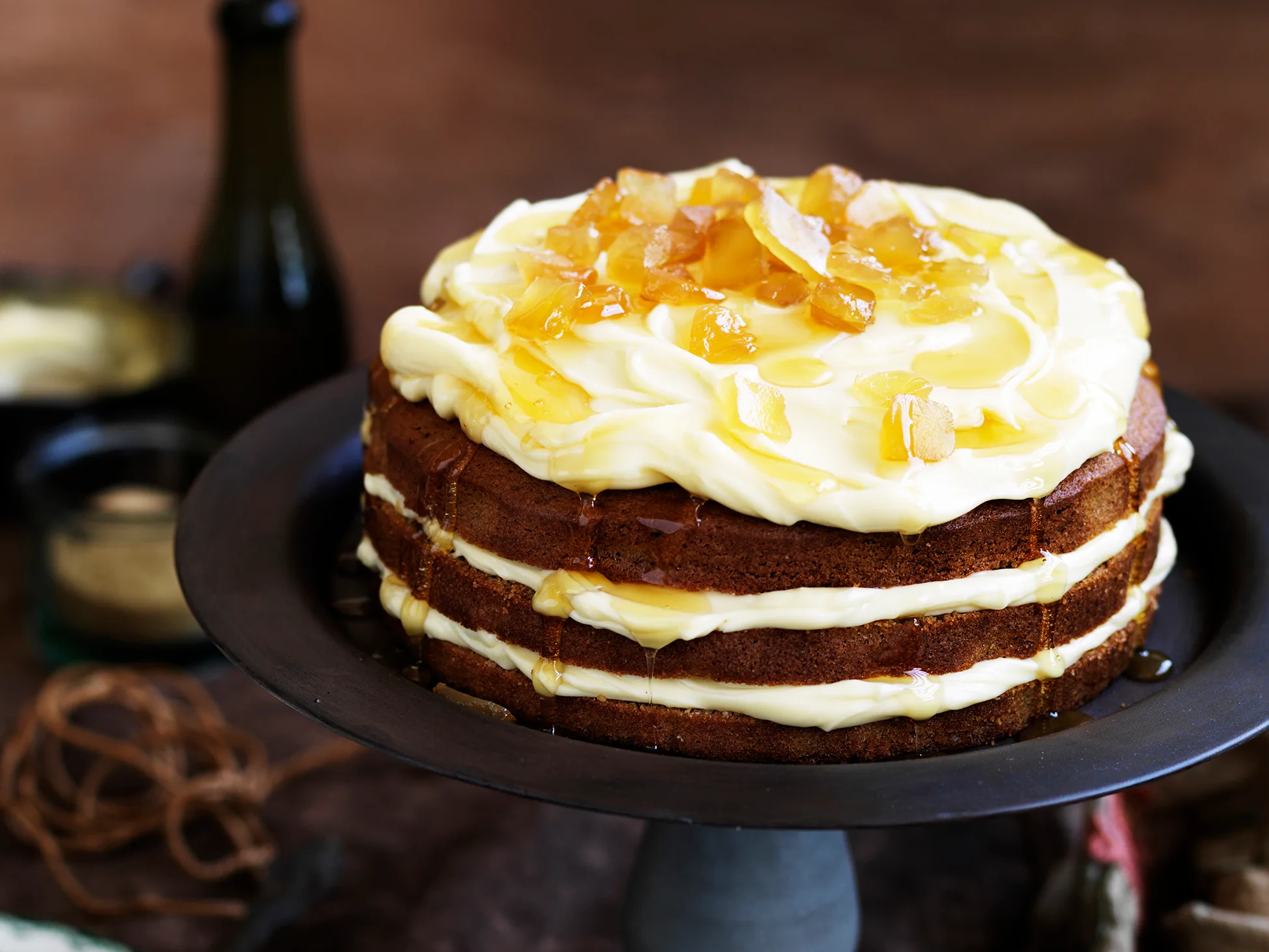Spiced tea cake with honey frosting | Women's Weekly Food