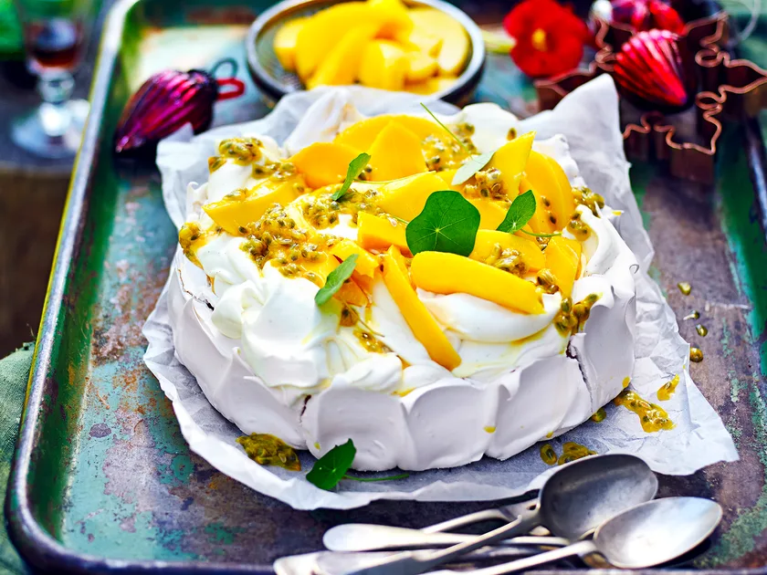 Mango and passionfruit pavlova | Women's Weekly Food