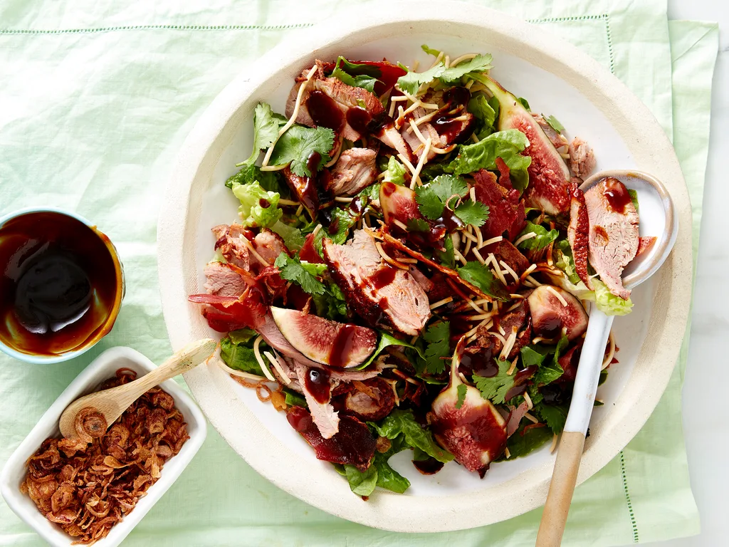 Crisp Skin Duck with Spicy Salt and Mango Salsa