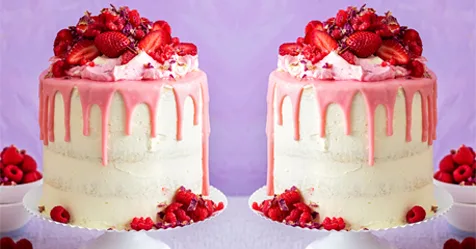 Layered pretty in pink drip cake | Women's Weekly Food