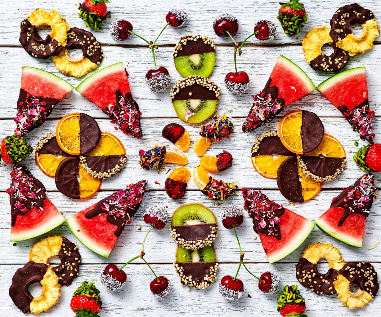 Choc-dipped tropical fruit | Women's Weekly Food