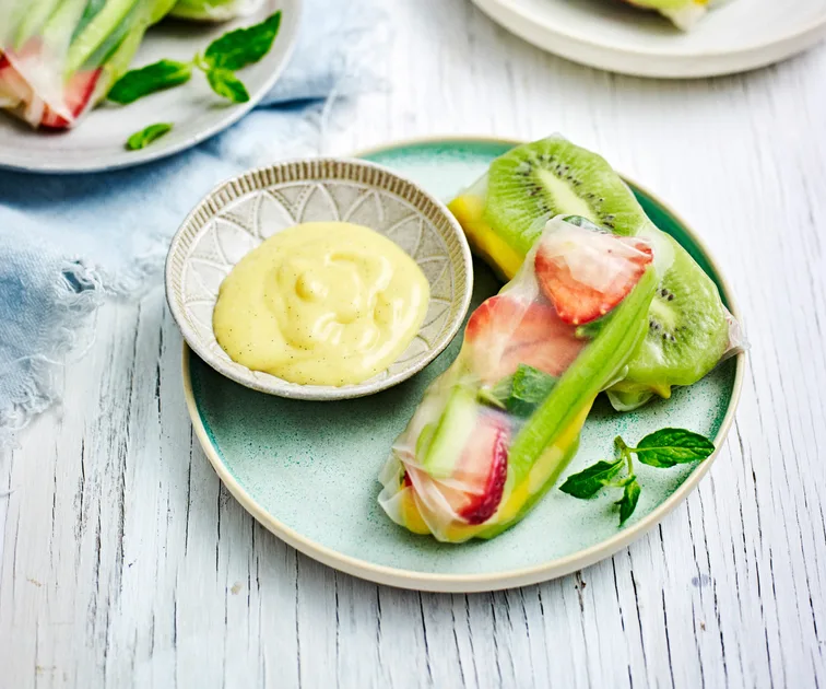 Fruit salad rice paper rolls | Women's Weekly Food