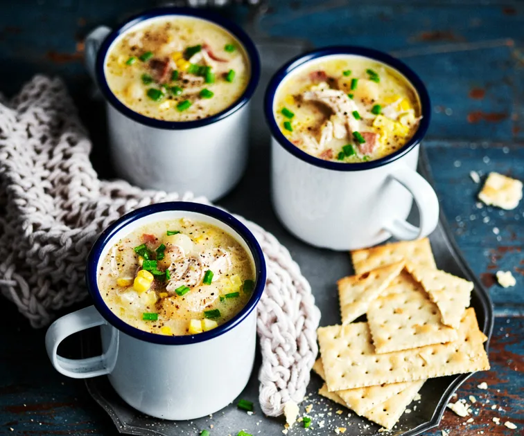 Slow cooker chicken and corn chowder | Women's Weekly Food