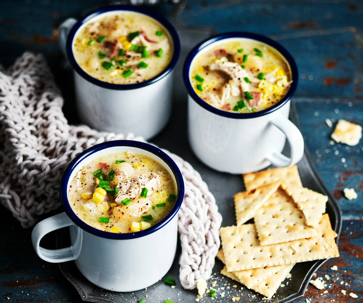 Slow cooker chicken and corn chowder | Women's Weekly Food