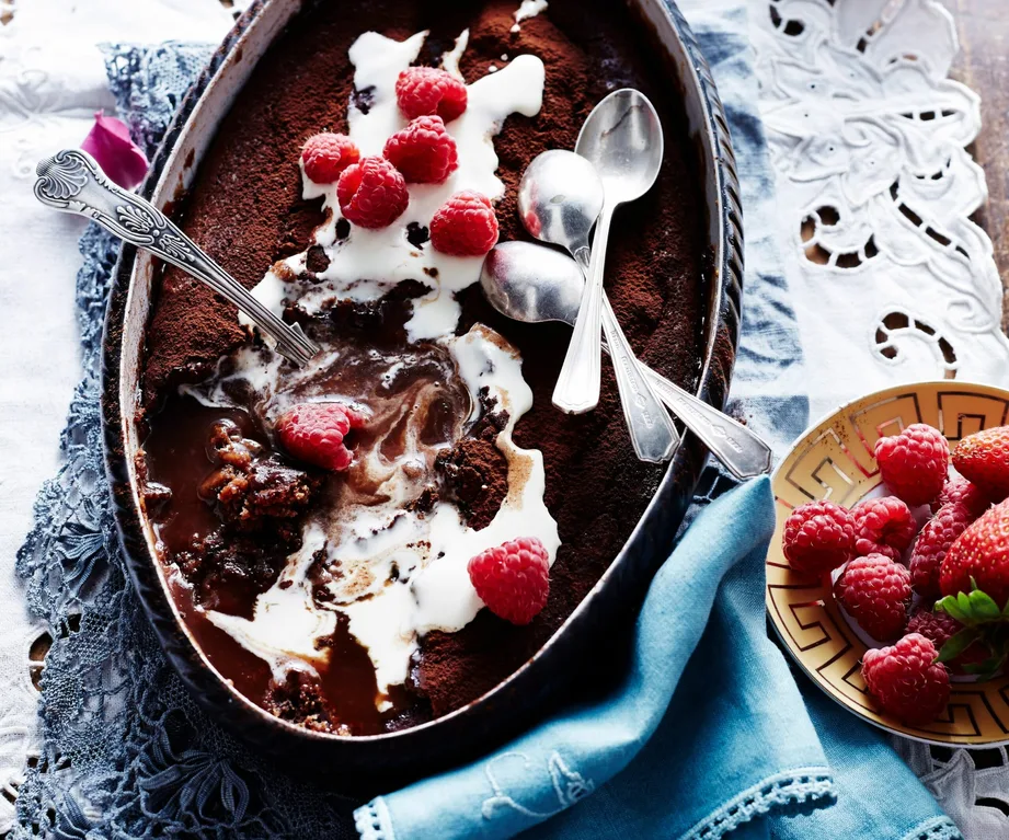 Mocha self-saucing pudding | Women's Weekly Food
