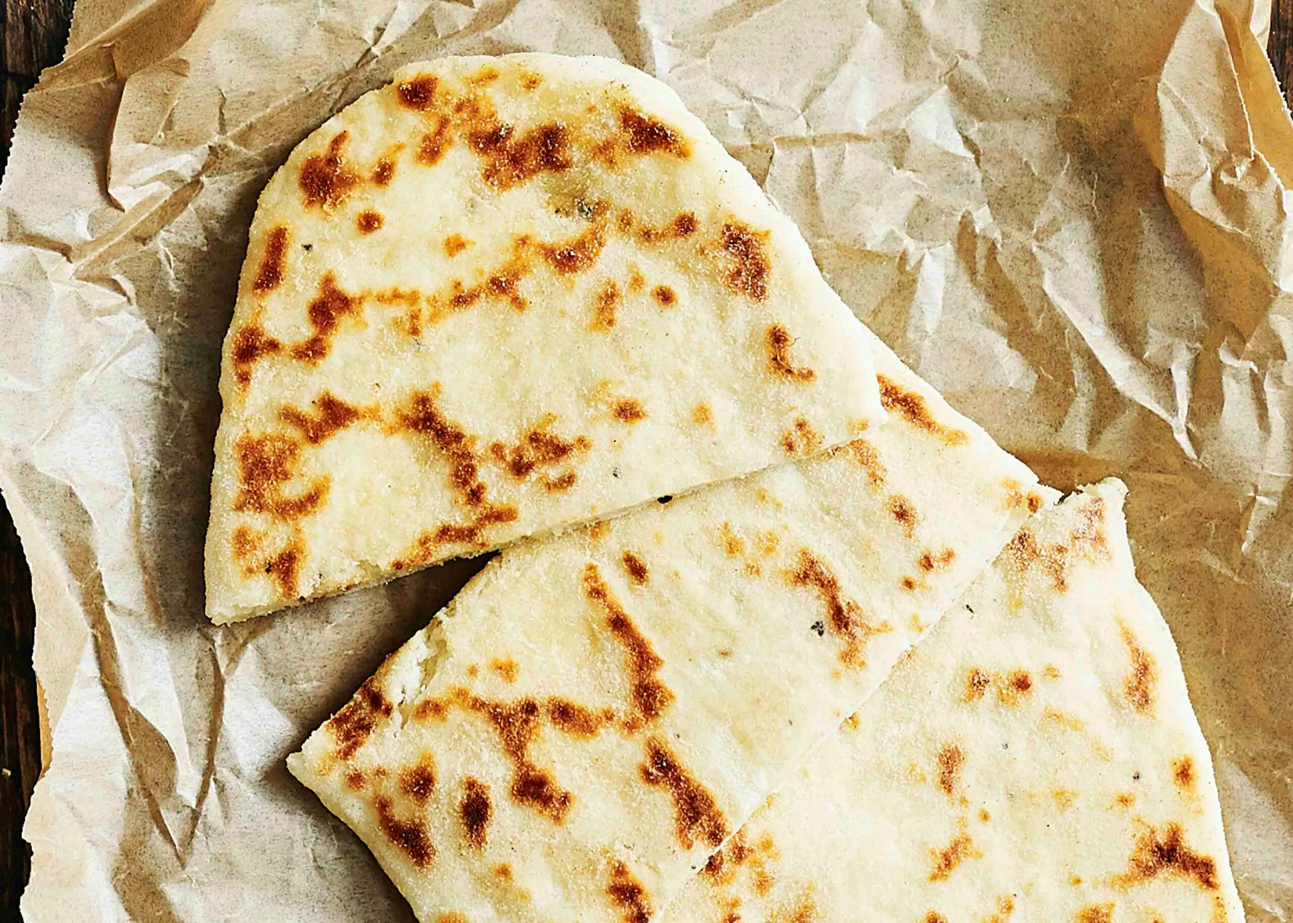 Two ingredient yoghurt flatbread