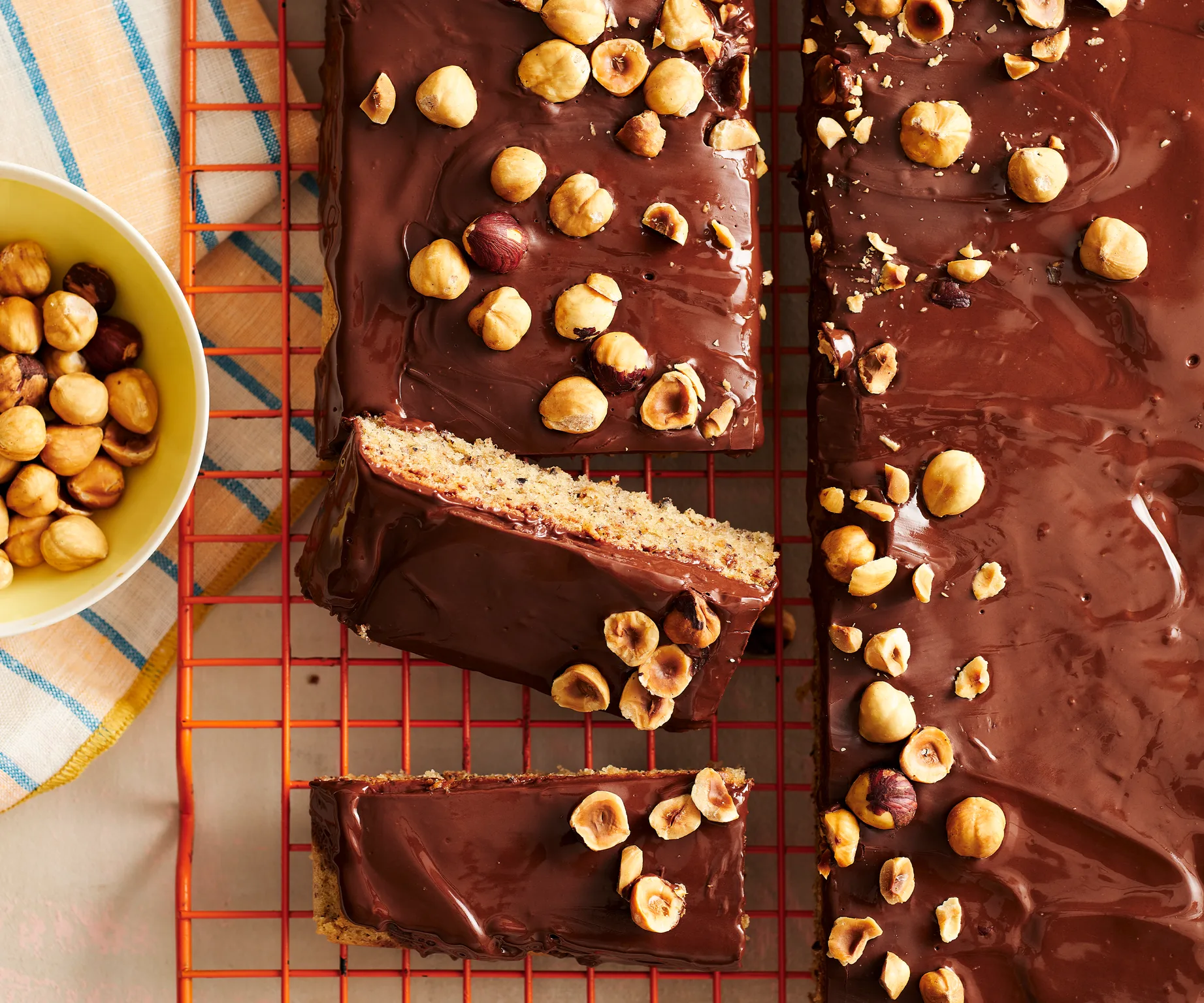 Hazelnut chocolate squares | Women's Weekly Food